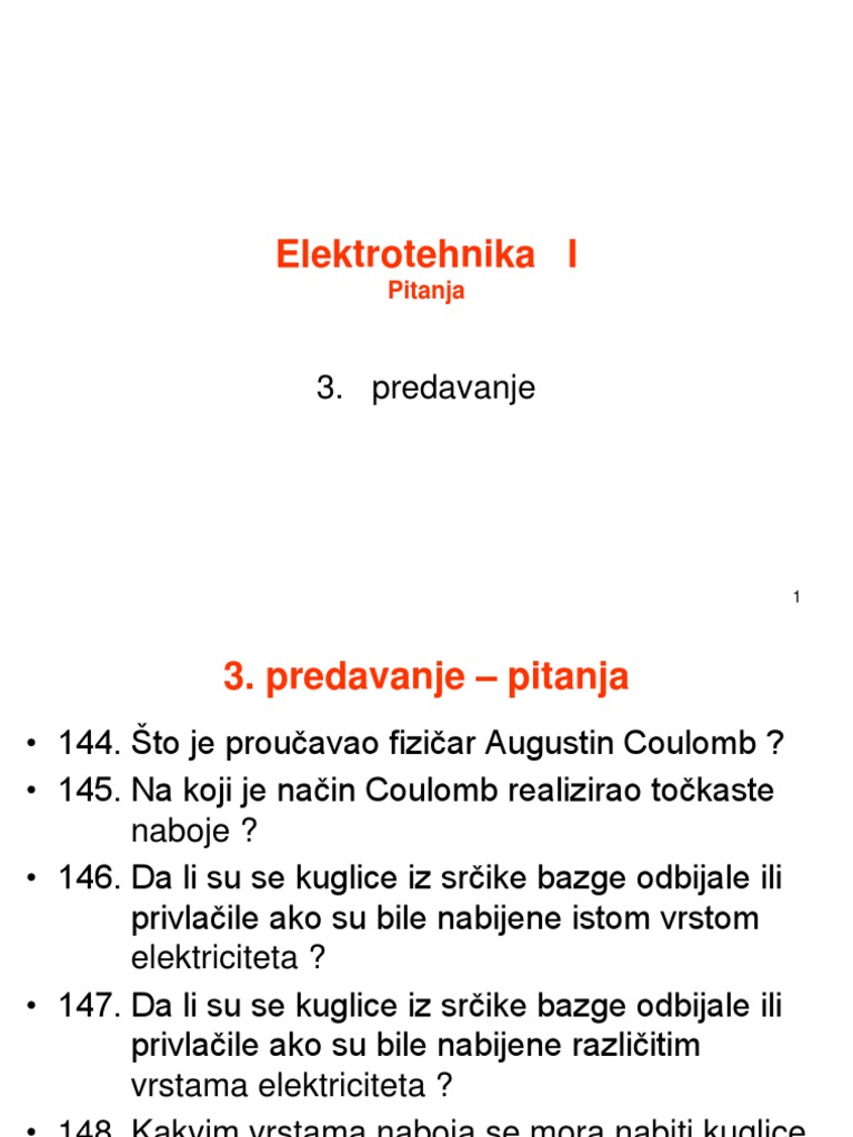 Zadaci Elektrotehnike | PDF