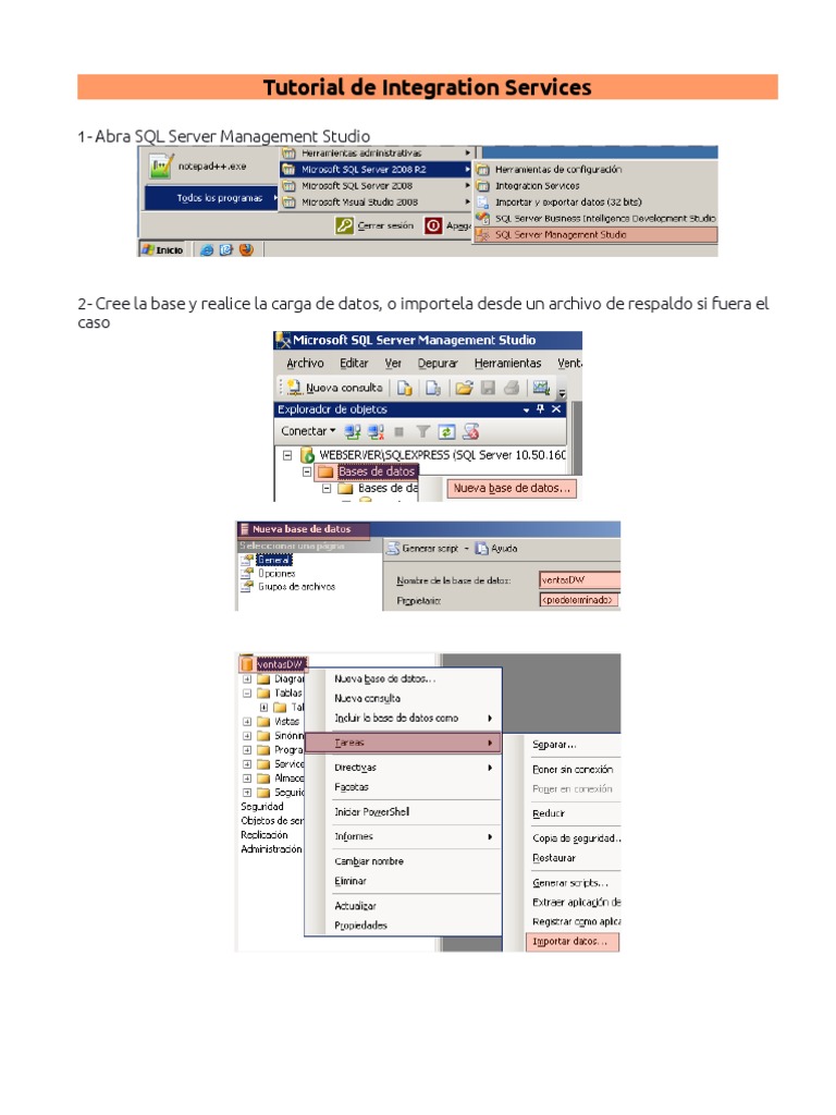 Tutorial SQL Server Integration Services | PDF