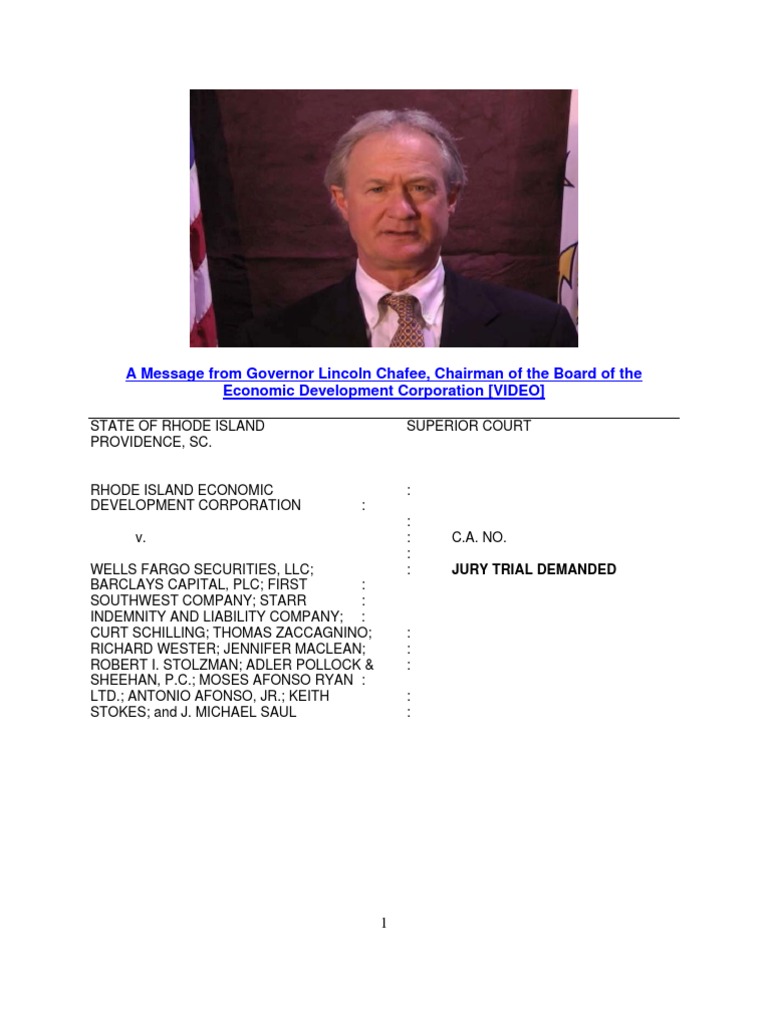 Complaint With Exhibit Final | PDF | Bonds (Finance) | Business