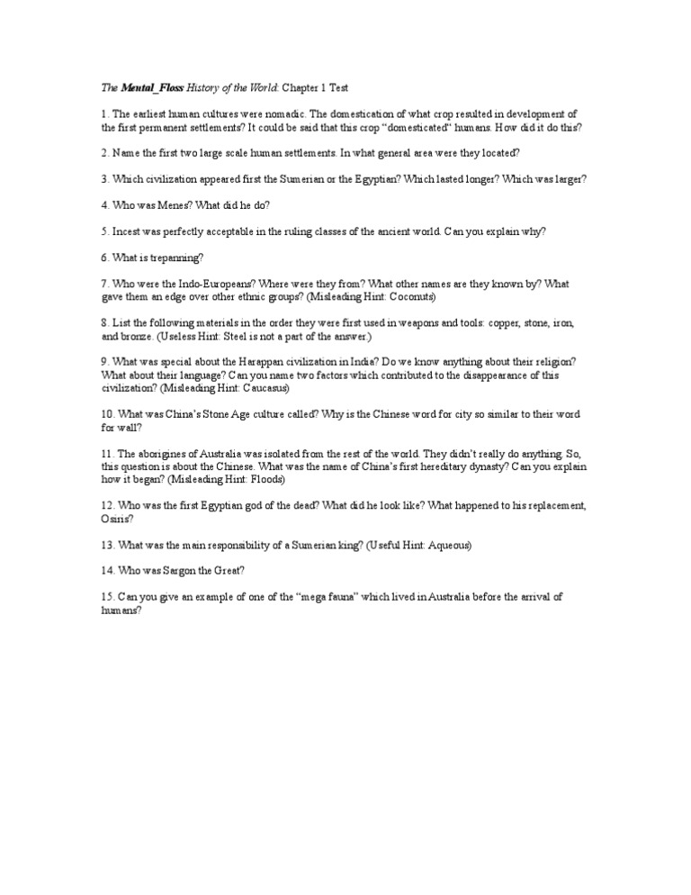 Early Civilizations and Key Figures | PDF