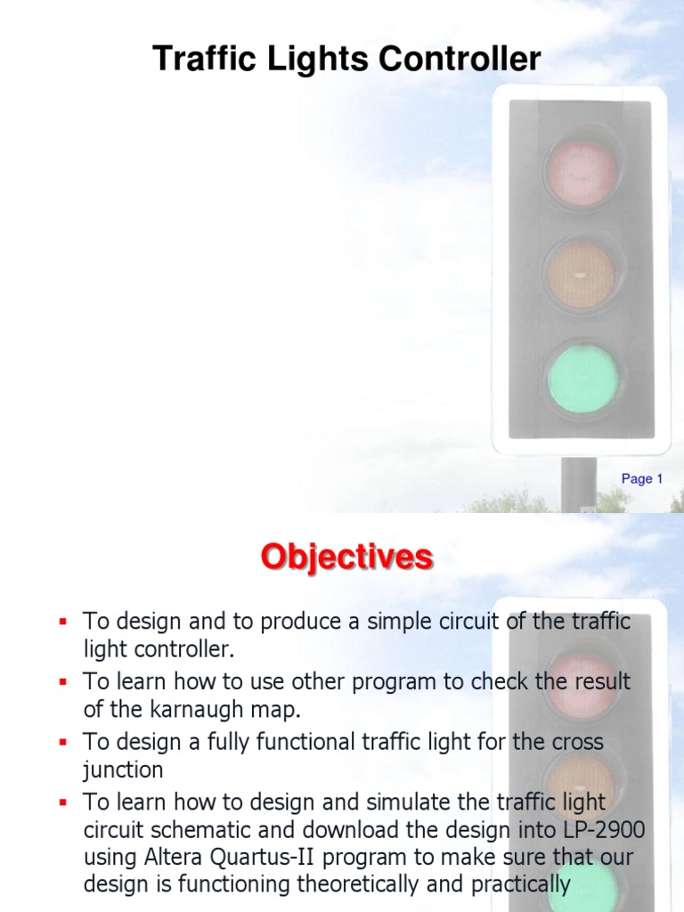 Traffic Light Controller | PDF | Digital Technology | Electronics
