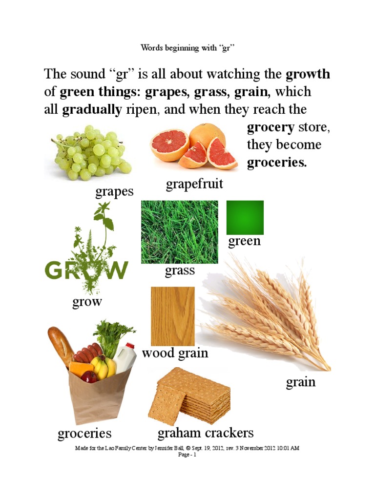 "GR" Worksheet | PDF