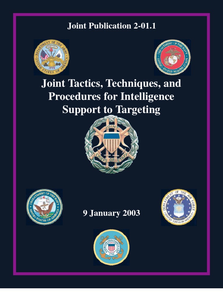 jp2 01 1 | PDF | Military Intelligence | Defense Intelligence Agency