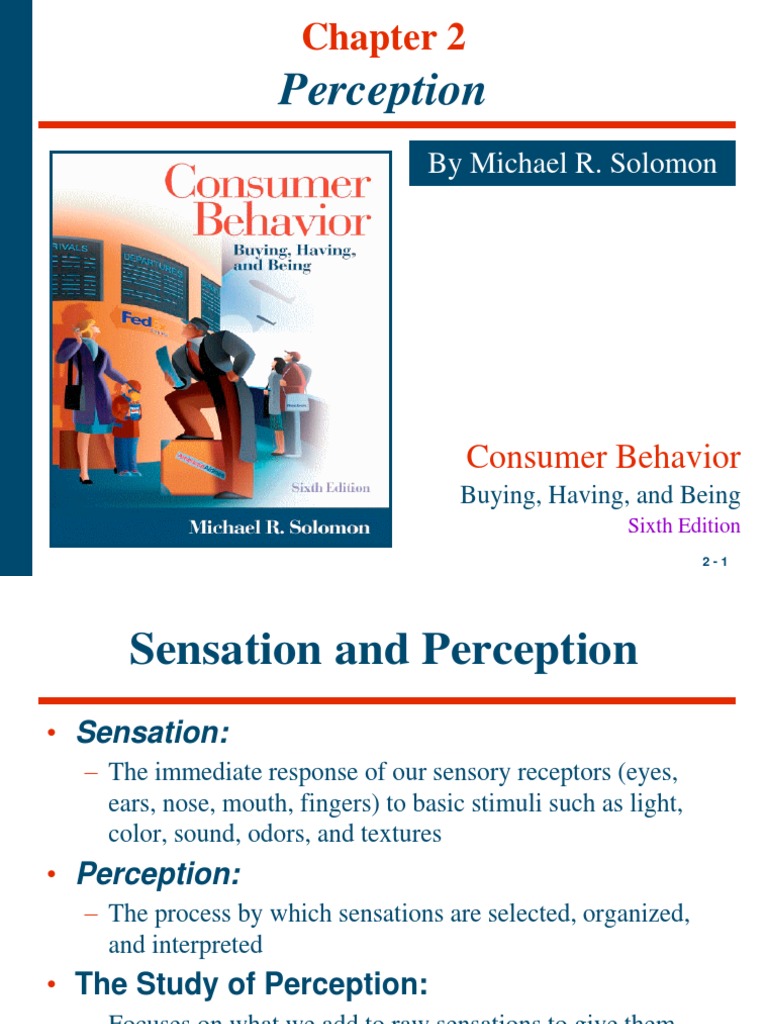 Consumer Behavior | PDF | Classical Conditioning | Perception