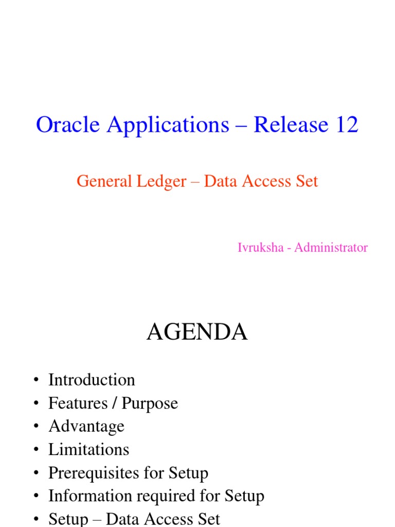 Data Access Set | PDF