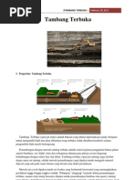 Metode Penambangan Quarry dan Tipe-nya | PDF