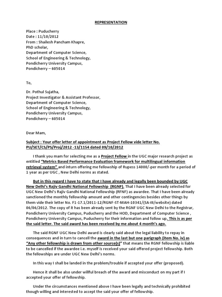 Project Letter | PDF | Science | Science And Technology