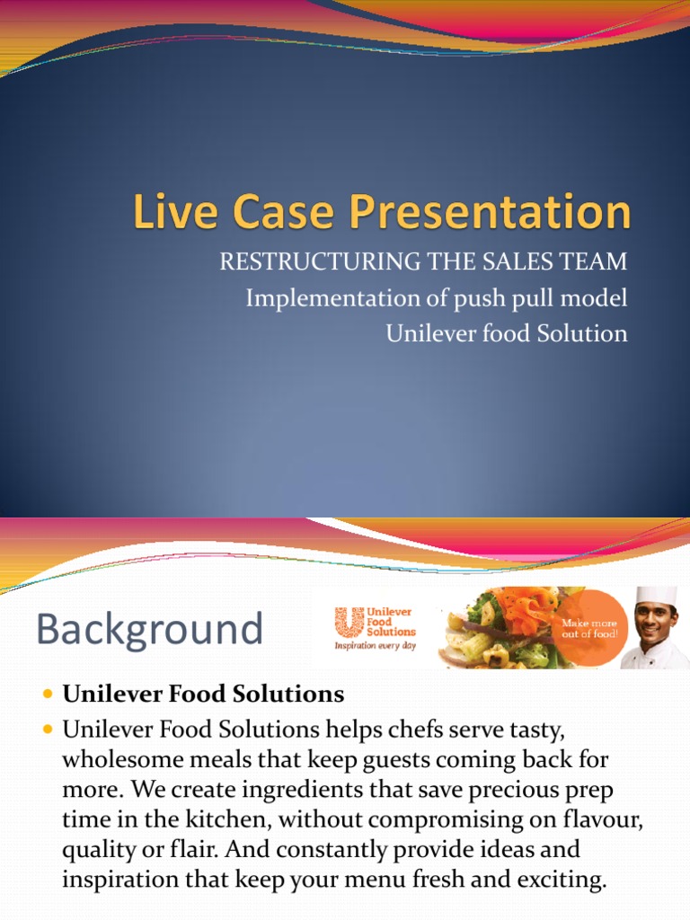 Live Case Presentation | PDF | Sales | Unilever