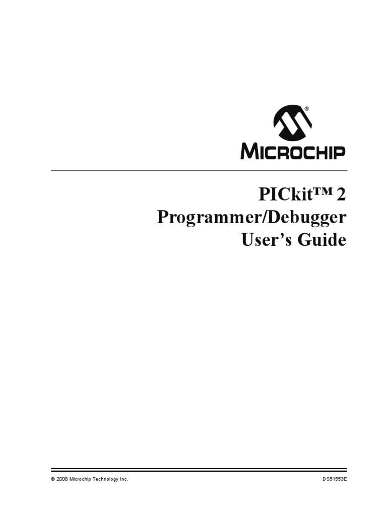 PICkit 2 v2.61 User Guide | PDF | Pic Microcontroller | Microcontroller