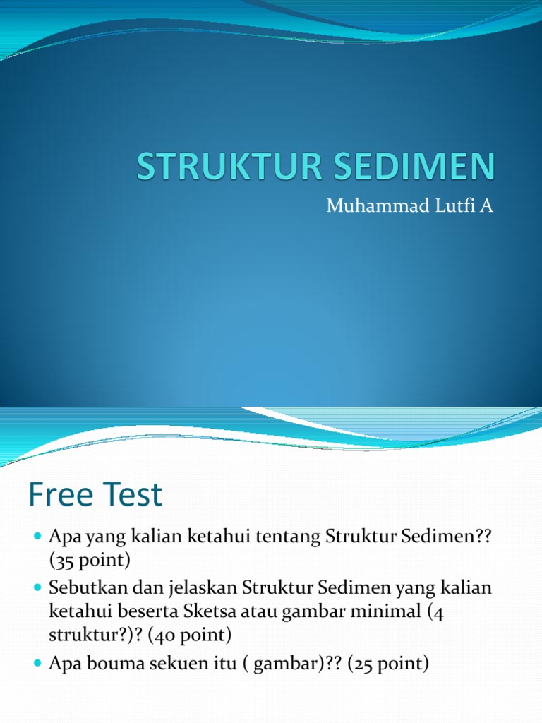Struktur Sedimen | PDF