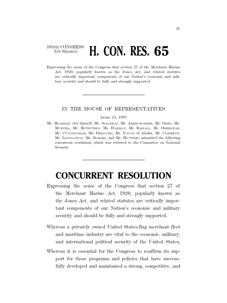 Jones Act | PDF | Merchant Marine Act Of 1920 | United States Merchant ...