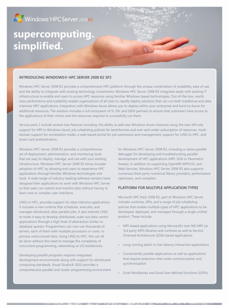 HPC-Datasheet Vs v6 | PDF | Supercomputer | Computer Cluster