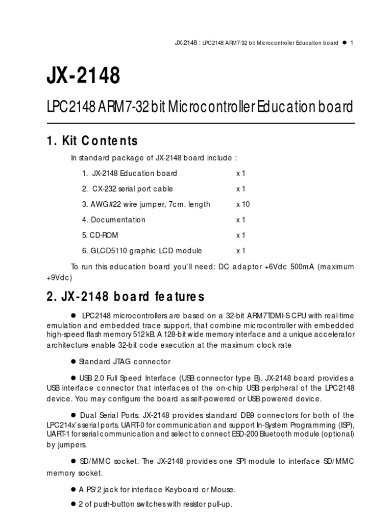 LPC2148 Ebook | PDF | Installation (Computer Programs) | Electrical Connector
