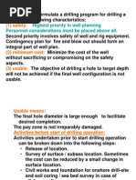 Chapter 1 - Introduction To Well Planning & Design PDF | PDF | Casing ...