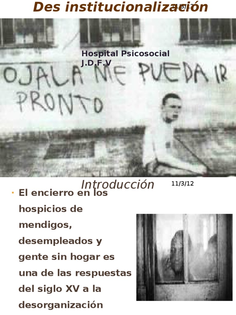 Desinstitucionalización Psiquiatrica.. | PDF | Hospital | Salud mental