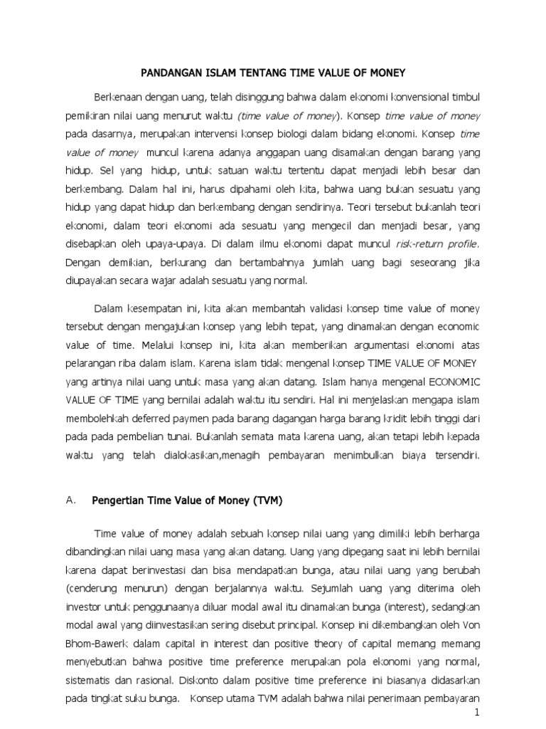 Tugas Time Value of Money | PDF