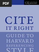 RMIT Harvard Referencing Guide | PDF | Academic Journal | Books