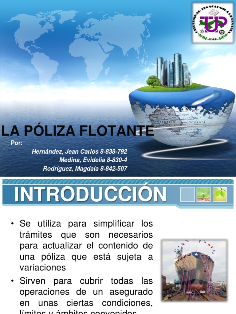 Polisa Flotante | PDF | Póliza de seguros | Seguro