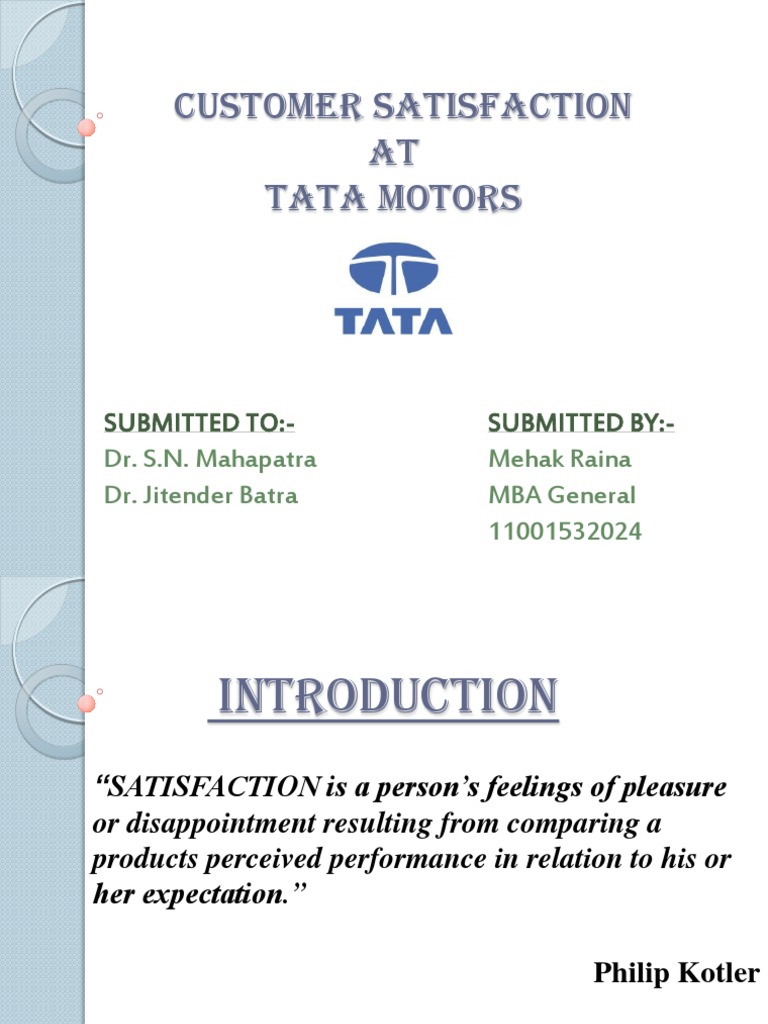 of Customer Satisfaction | PDF | Customer Satisfaction | Survey Methodology