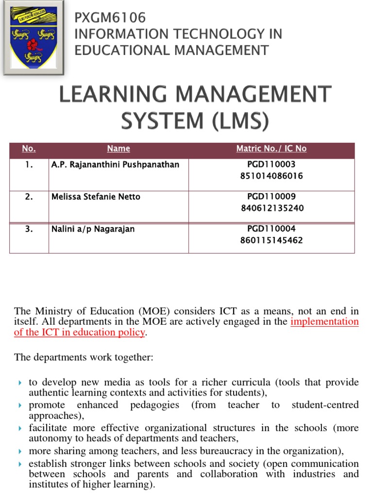 Learning Management System | PDF | Educational Technology | Software