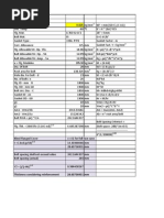 Nozzle Load Calculation Spreadsheet | PDF | Microsoft Excel | Spreadsheet