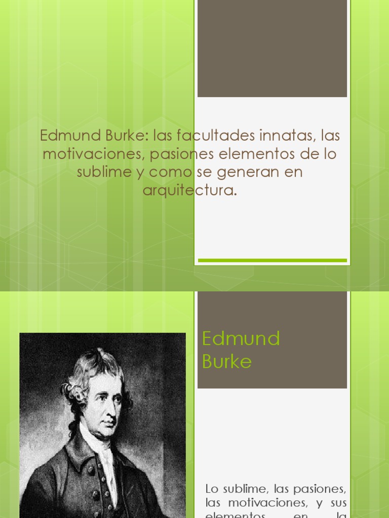 Edmund Burke Lo Sublime | PDF | Edmund Burke | Filosofía