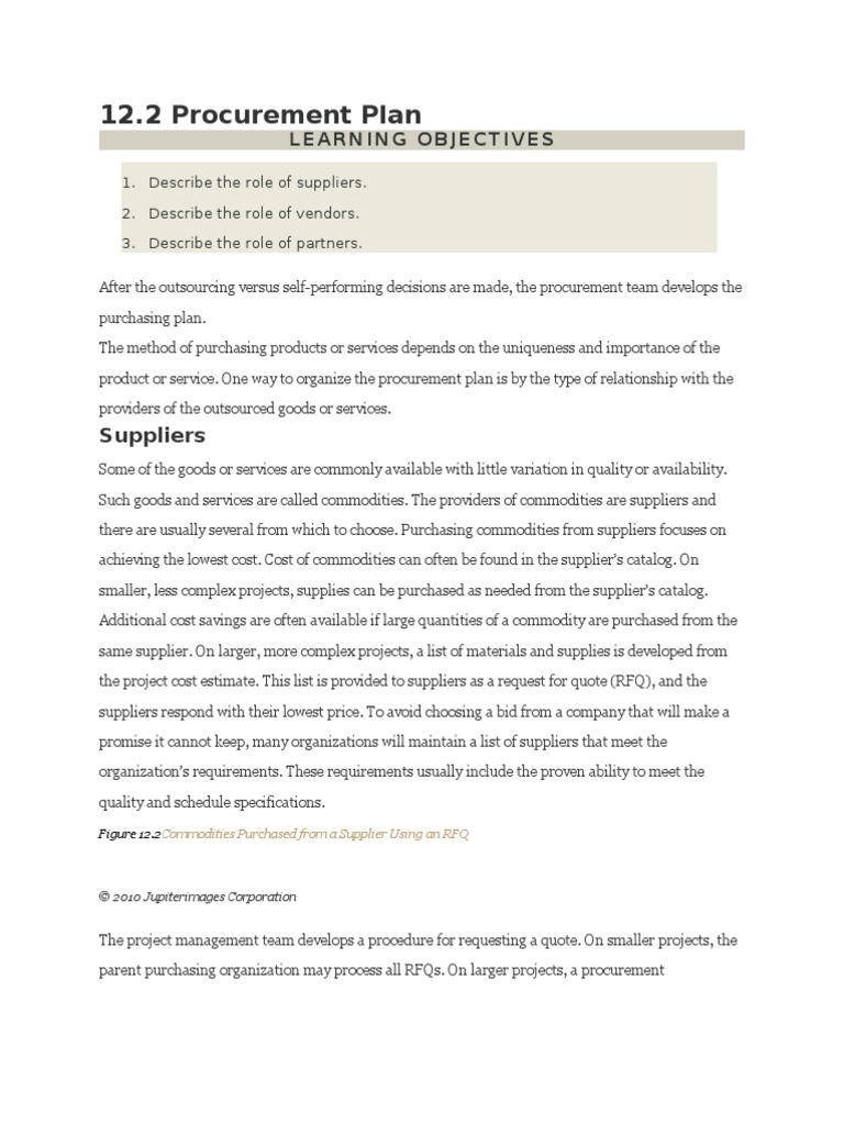 Procurement Proposal
