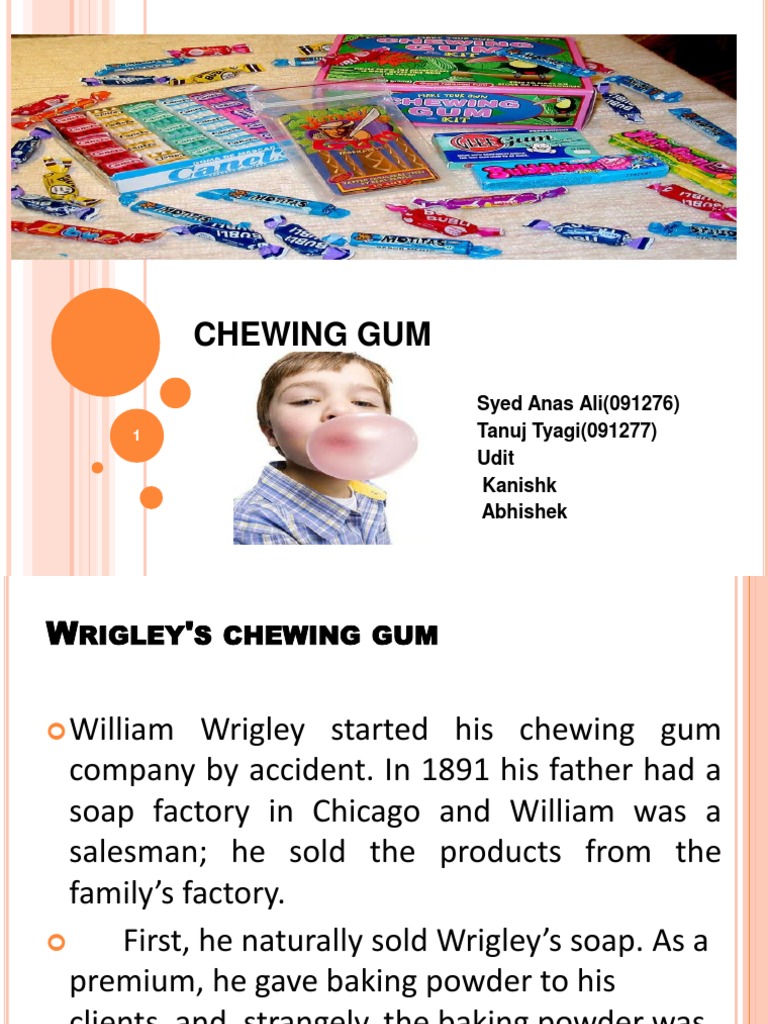 Chewing Gum | PDF | Sugar Confectionery | Confectionery