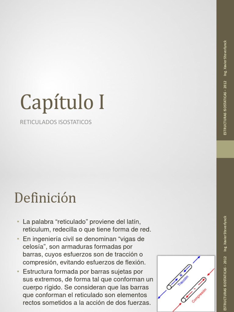 Estructuras Isostaticas Cap I | Descargar gratis PDF | Braguero | Física