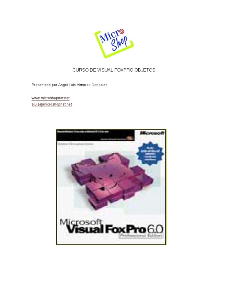 Curso de Visual Foxpro Objetos | PDF | Tabla (base de datos) | Ventana (informática)