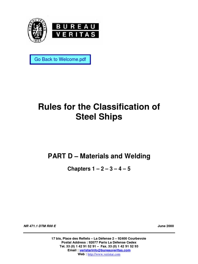 DNV Materials Rules | PDF | Nondestructive Testing | Welding