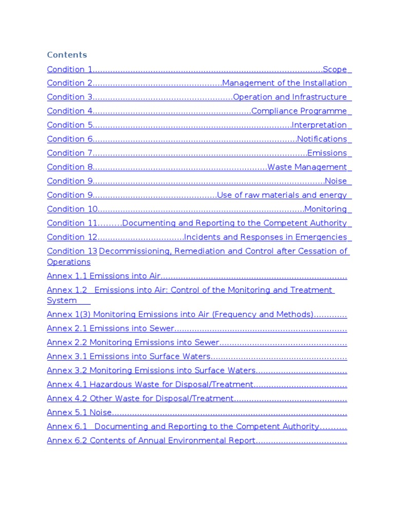 Environmental Management Permit Guidelines | PDF | Environmental ...