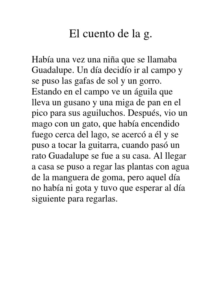 Dictado Ga Gue Gui Go Gu