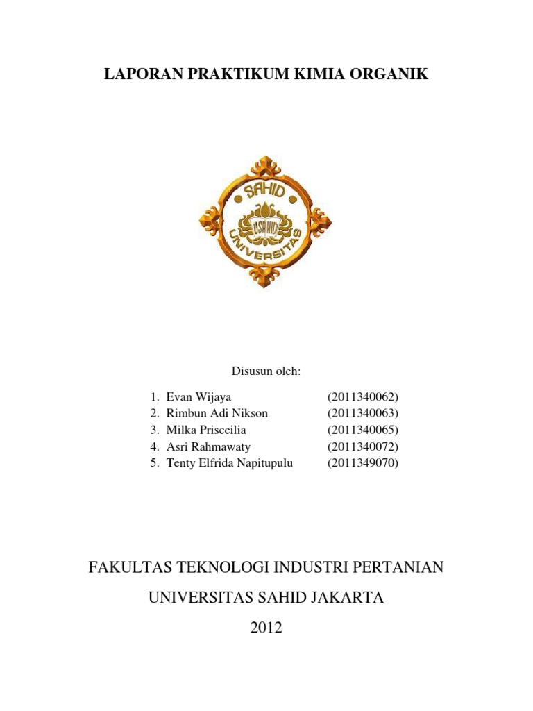 Cover Kimia Organik | PDF