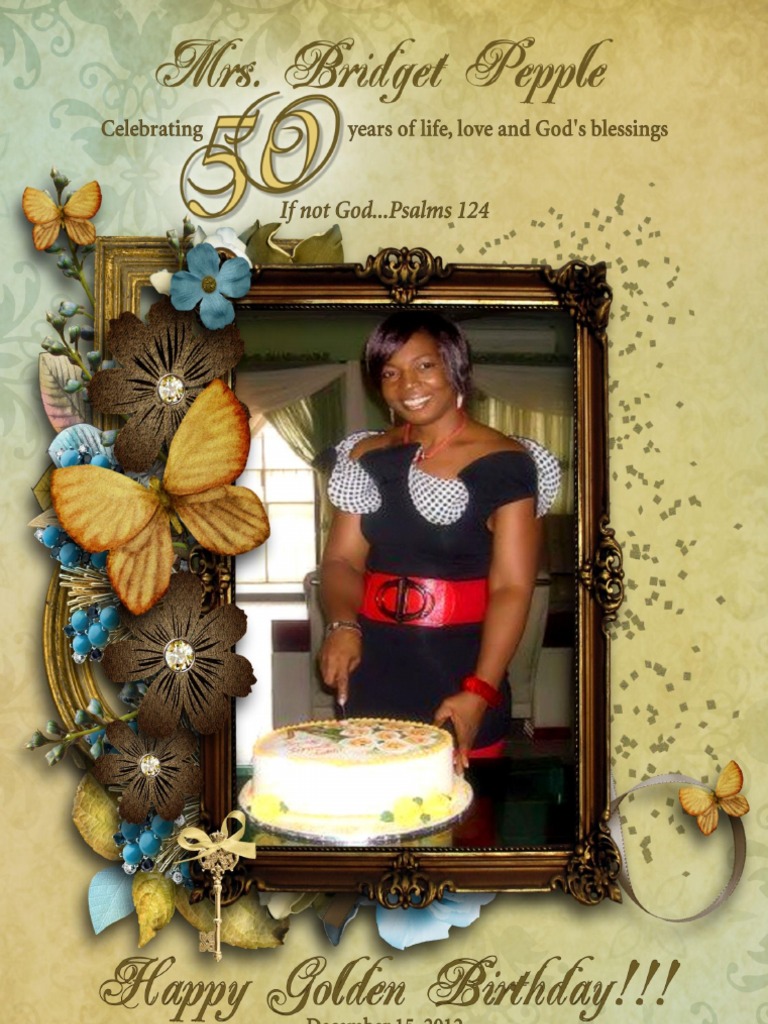 Pepple 50th Birthday Program | PDF | Love