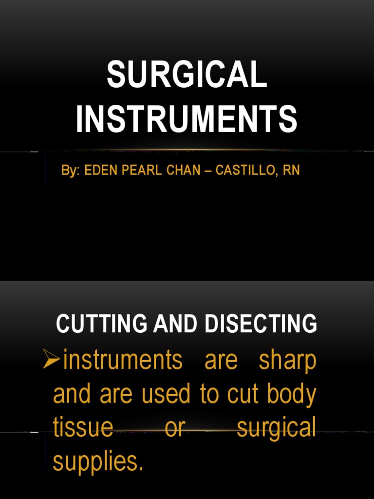 Surgical Instruments | PDF | Medical Specialties | Clinical Medicine
