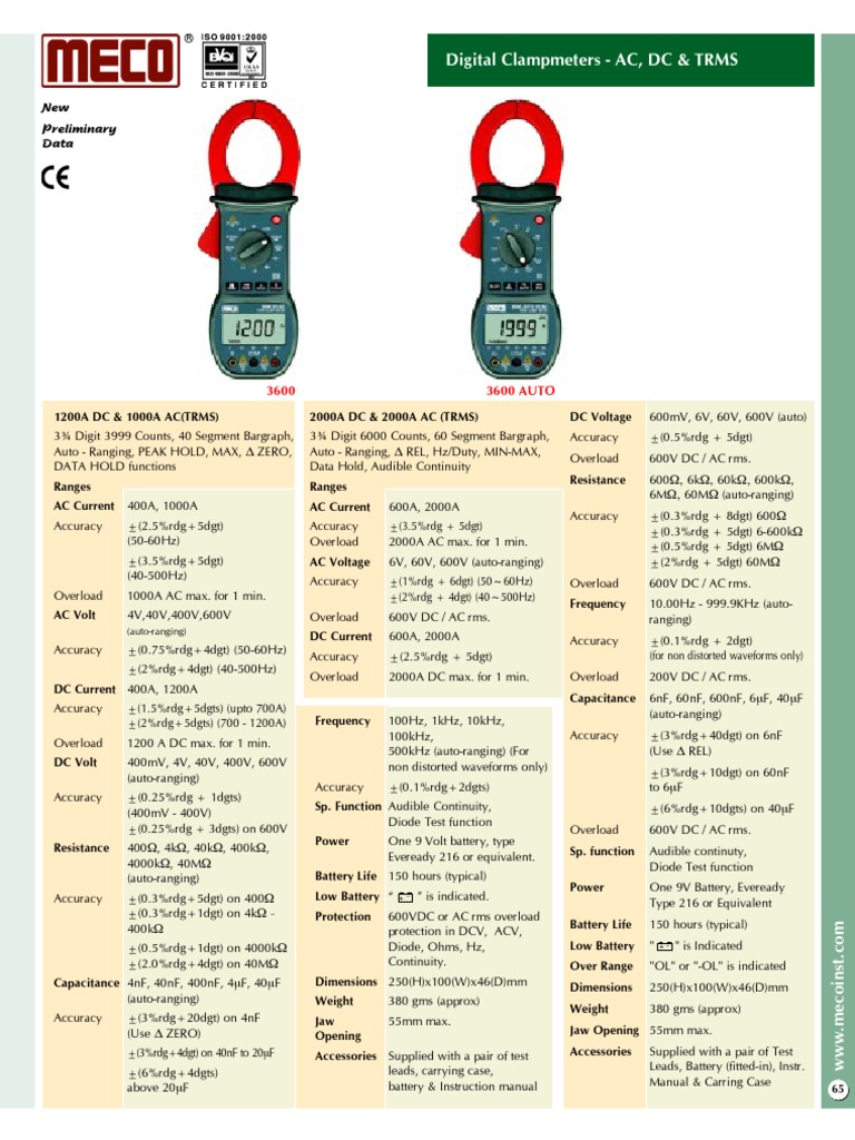 3600-3600auto-65 - Combined | PDF | Root Mean Square | Alternating Current