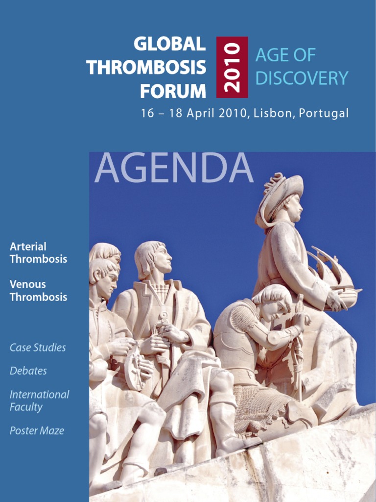 GTF 2010 Agenda | PDF | Thrombosis | Doctor Of Medicine