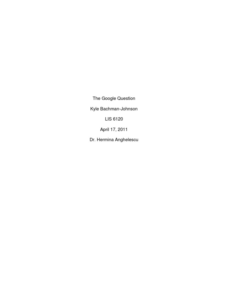 Academic Writing Sample | PDF | Librarian | Libraries