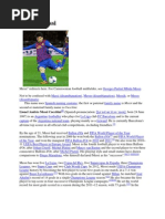 Messi Quiz: 50 Trivia Questions | PDF | Lionel Messi | Fc Barcelona