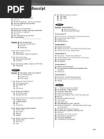 TOP NOTCH 1 Audioscript | PDF | Leisure