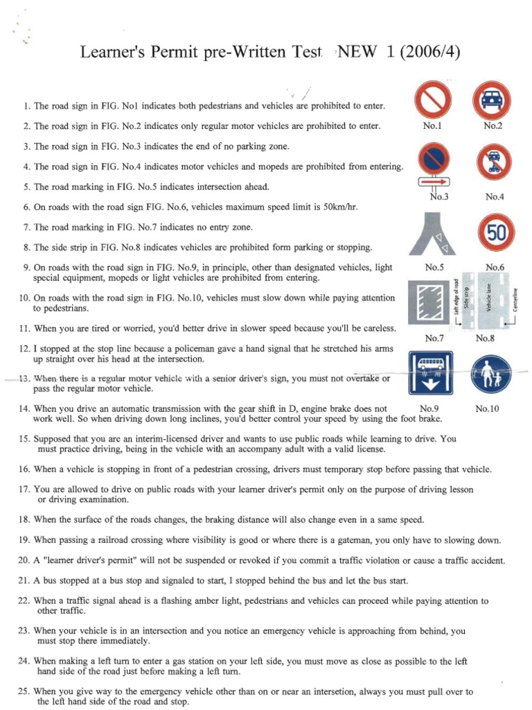 Lesson From Driving School | PDF | Traffic | Traffic Light