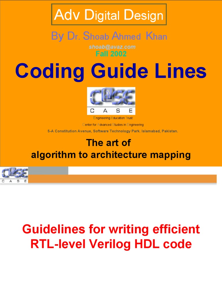 Lec12 1slide Per Page | PDF | Digital Electronics | Program Optimization