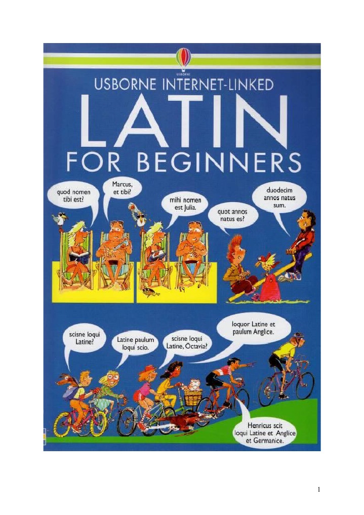 Latin for Beginners in Colour With Pictures | Websites | Latin