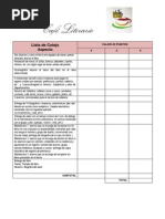 Rúbrica para Evaluar Recetas de Cocina | PDF