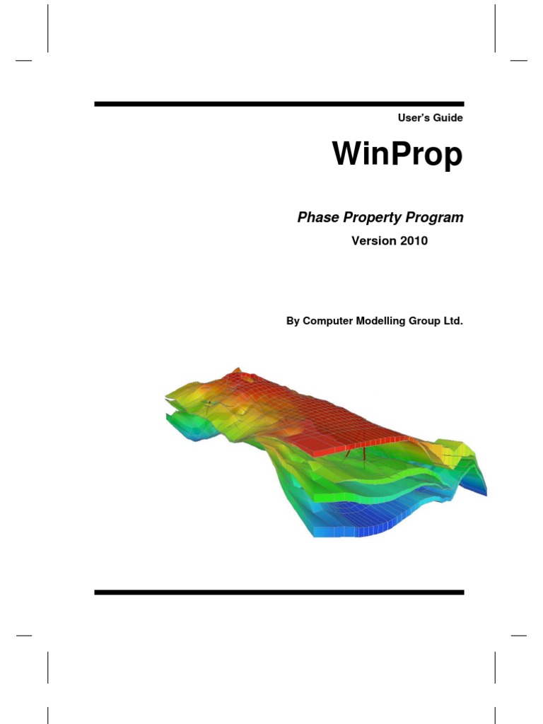 Manual WinProp | PDF | Phase (Matter) | Gases