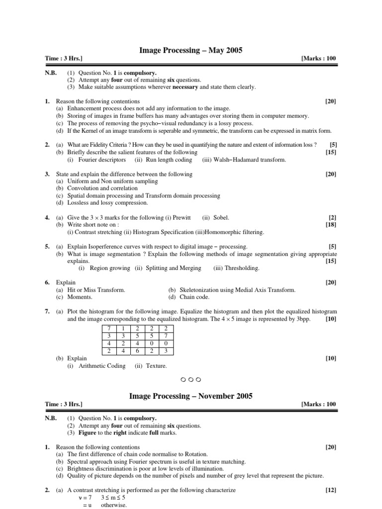 Image Processing | PDF | Discrete Fourier Transform | Data Compression