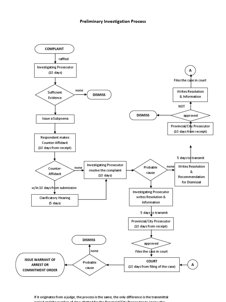 Preliminary Investigation Process | PDF