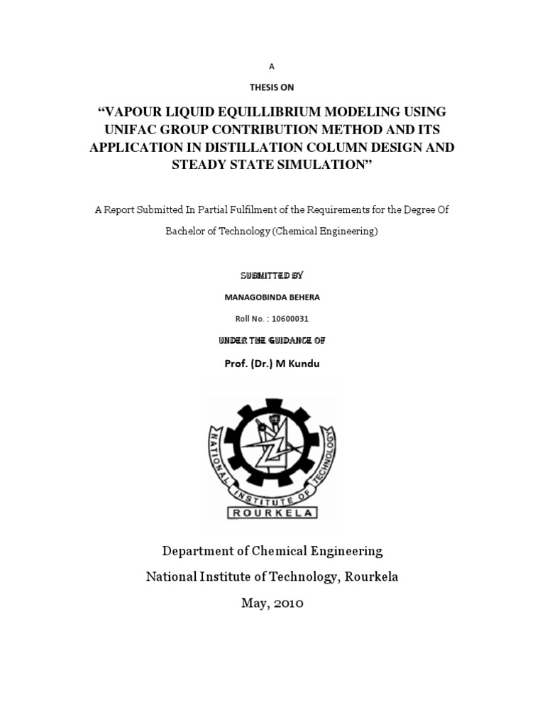 Unifac | PDF | Physical Chemistry | Chemistry