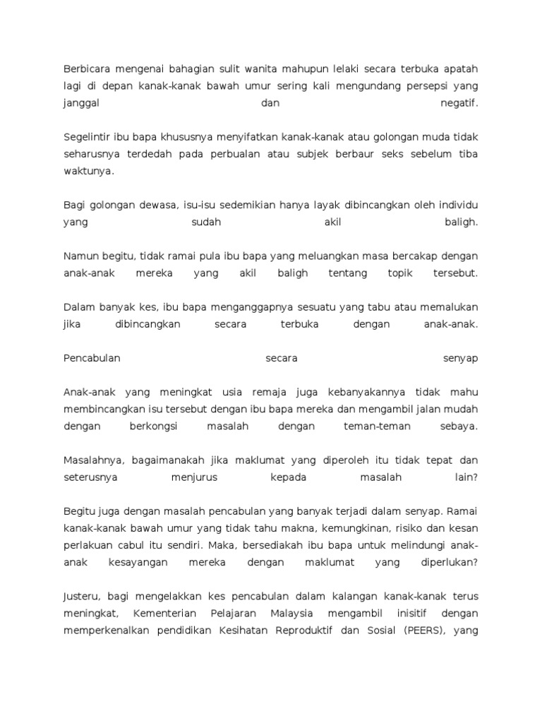 Pendidikan PEERS untuk Remaja | PDF
